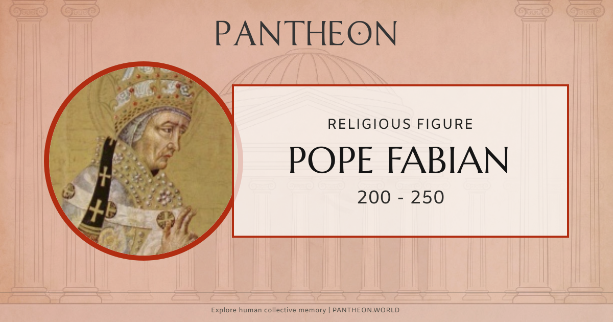 Pope Fabian Biography | Pantheon