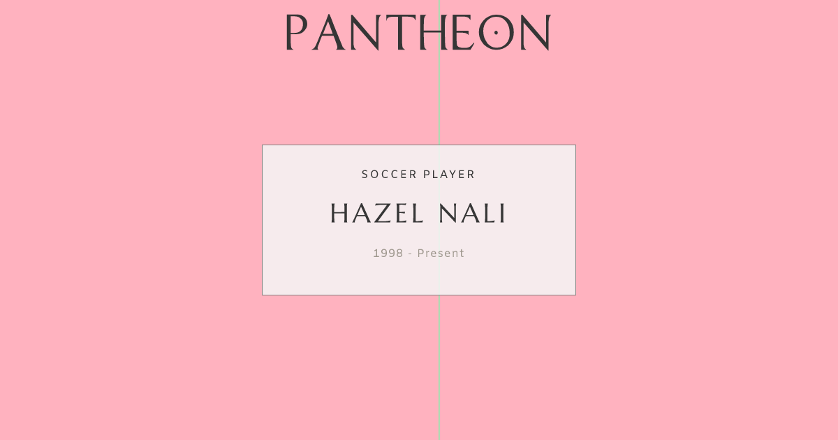 Hazel Nali Biography | Pantheon