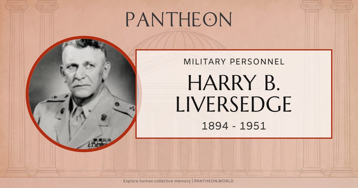 Harry B. Liversedge Biography | Pantheon