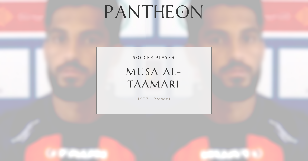 Musa Al-Taamari Biography | Pantheon