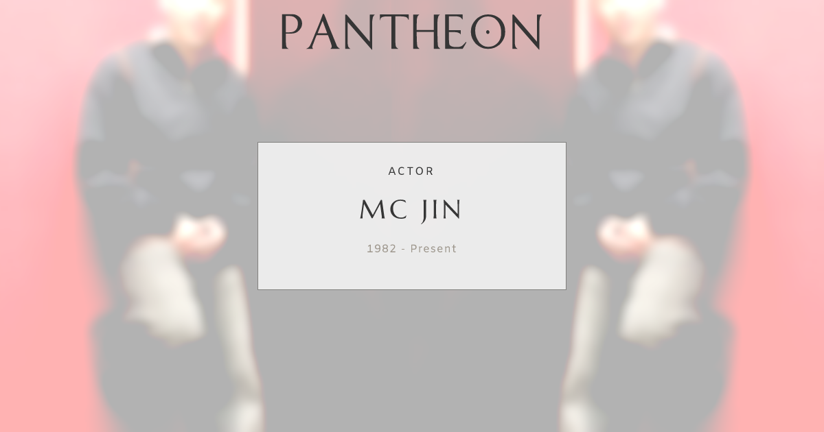 MC Jin Biography | Pantheon