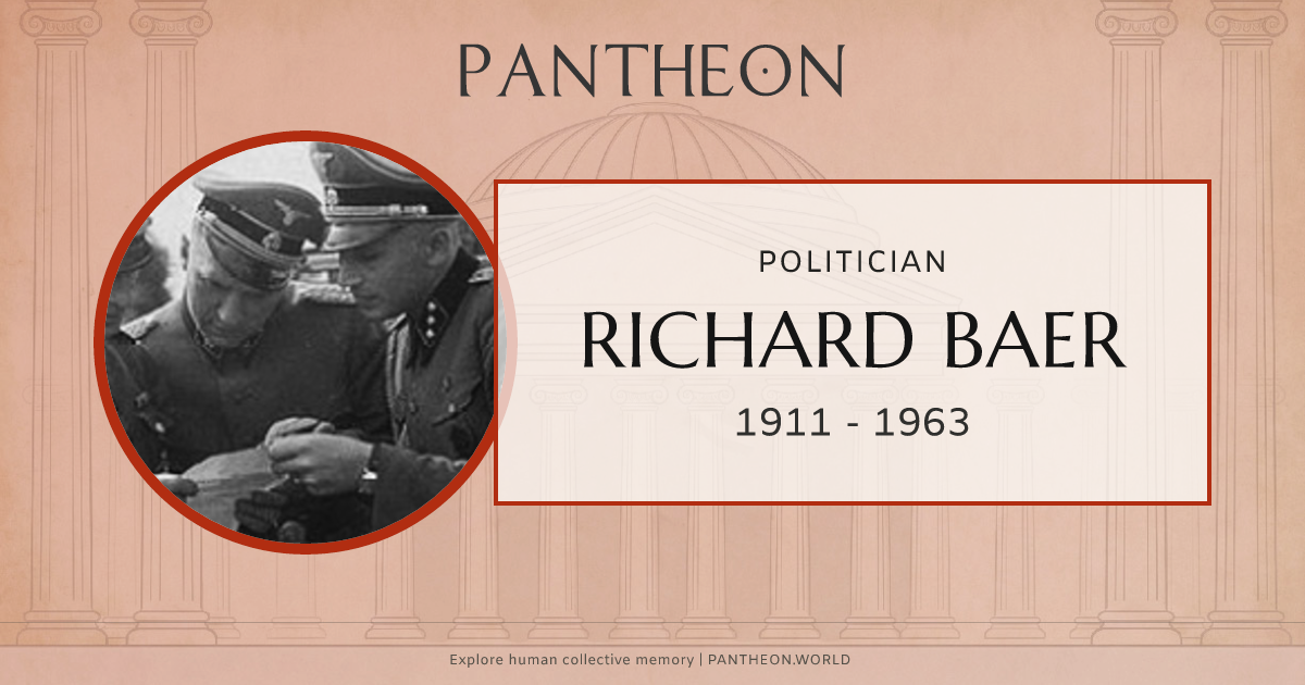 Richard Baer Biography | Pantheon