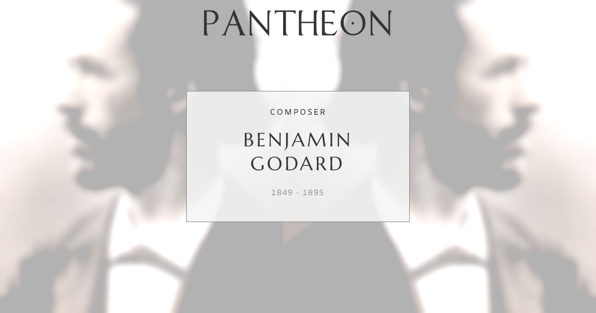 Benjamin Godard Biography | Pantheon