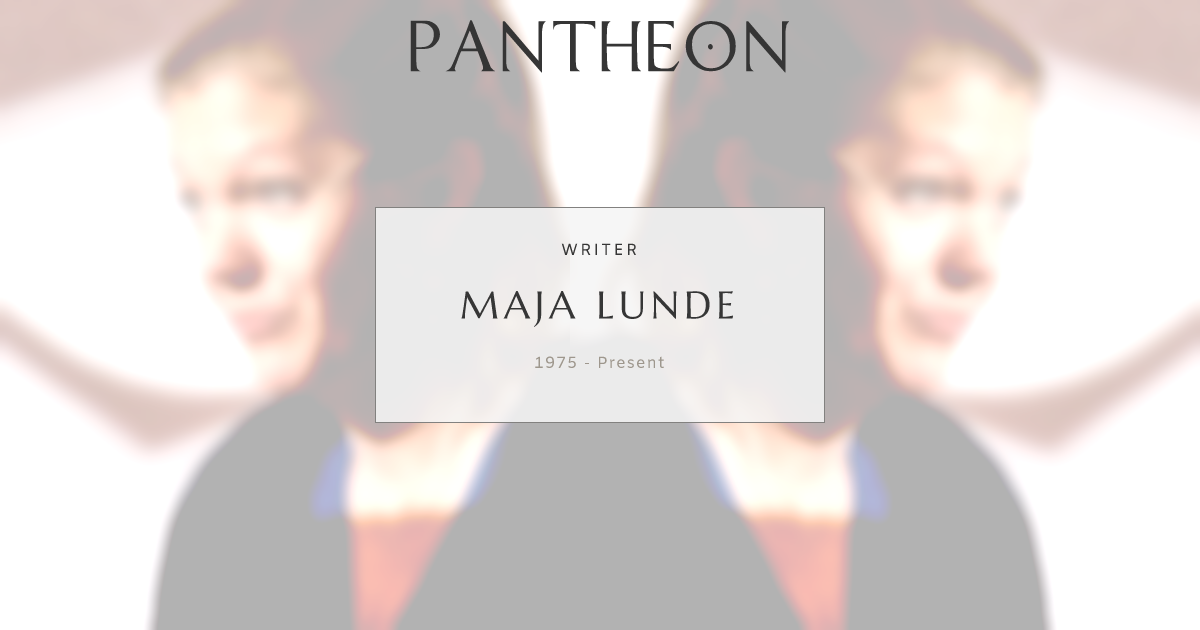 Maja Lunde Biography | Pantheon