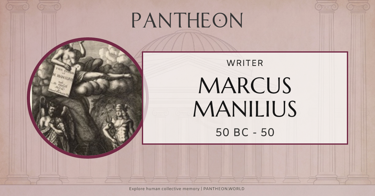 Marcus Manilius Biography | Pantheon