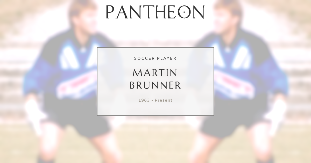 Martin Brunner Biography | Pantheon