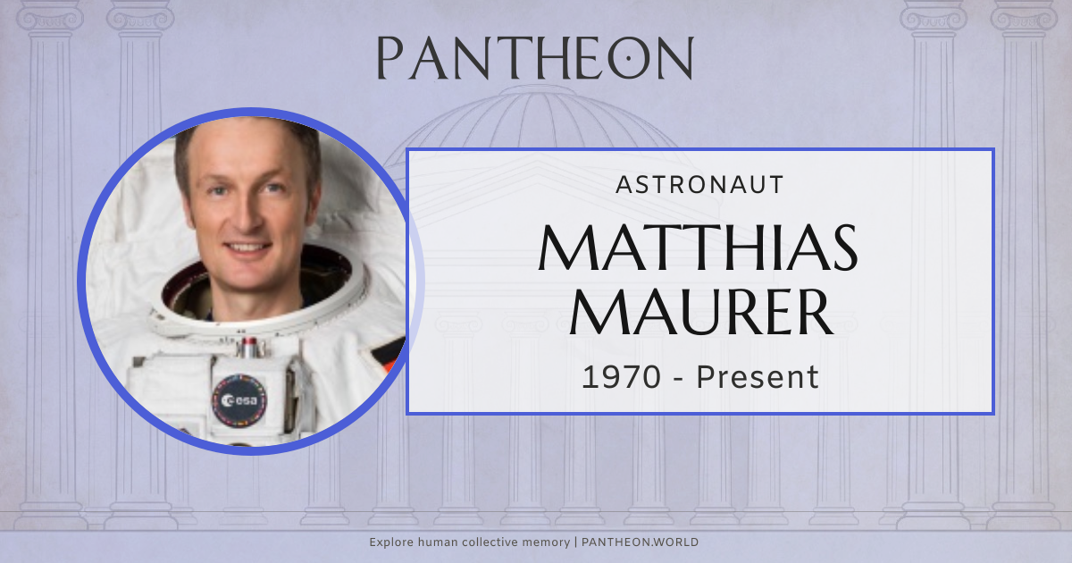 Matthias Maurer Biography | Pantheon