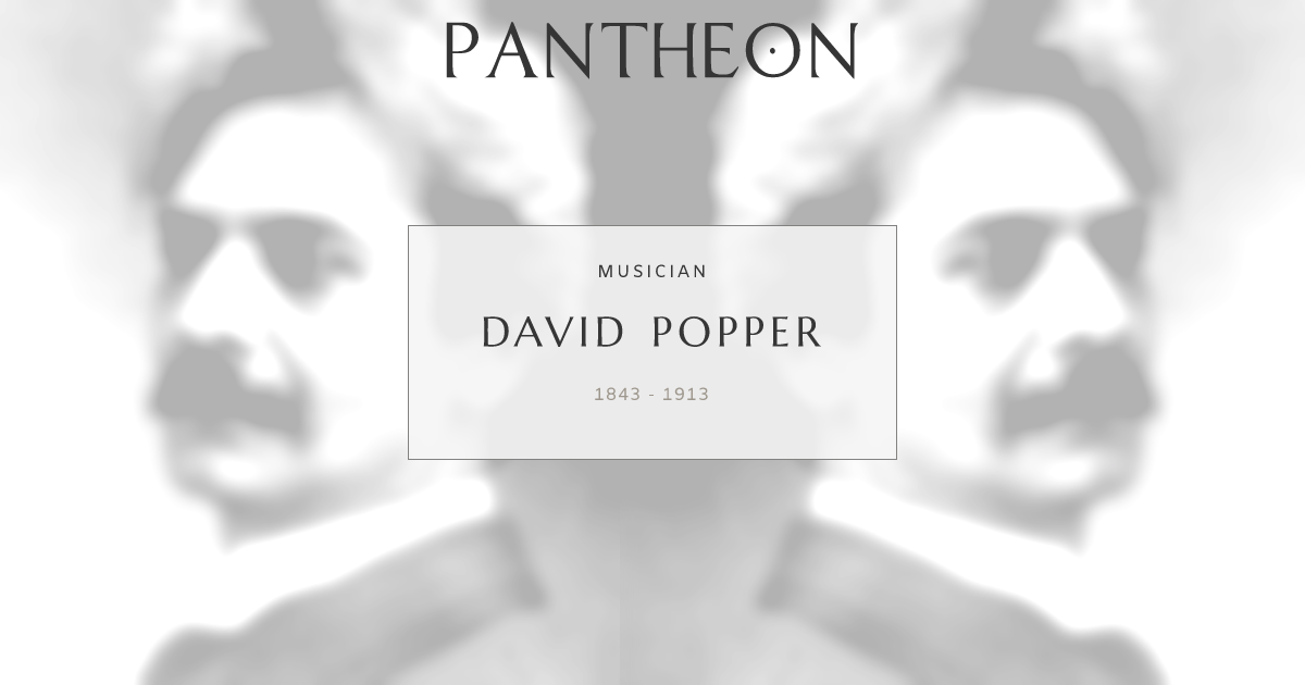 David Popper Biography | Pantheon