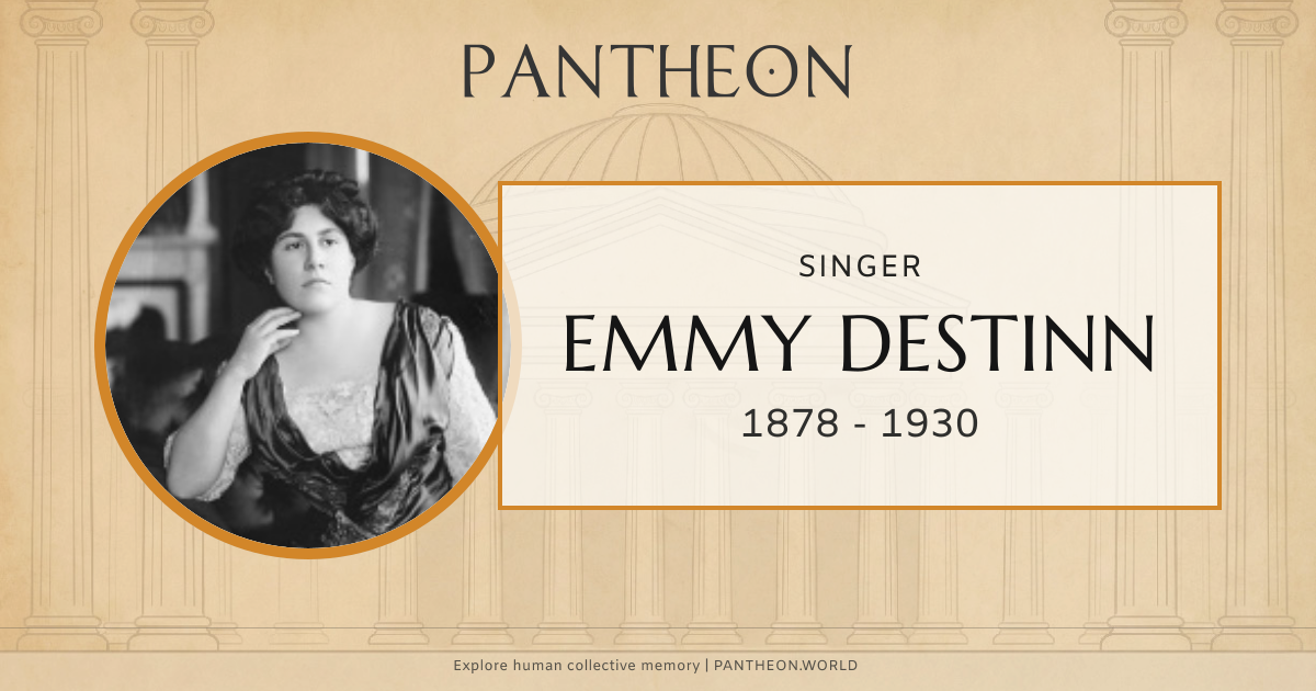 Emmy Destinn Biography | Pantheon