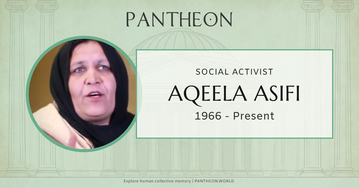 Aqeela Asifi Biography | Pantheon