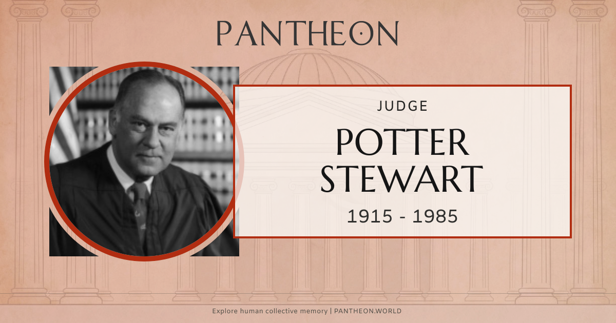 Potter Stewart Biography | Pantheon