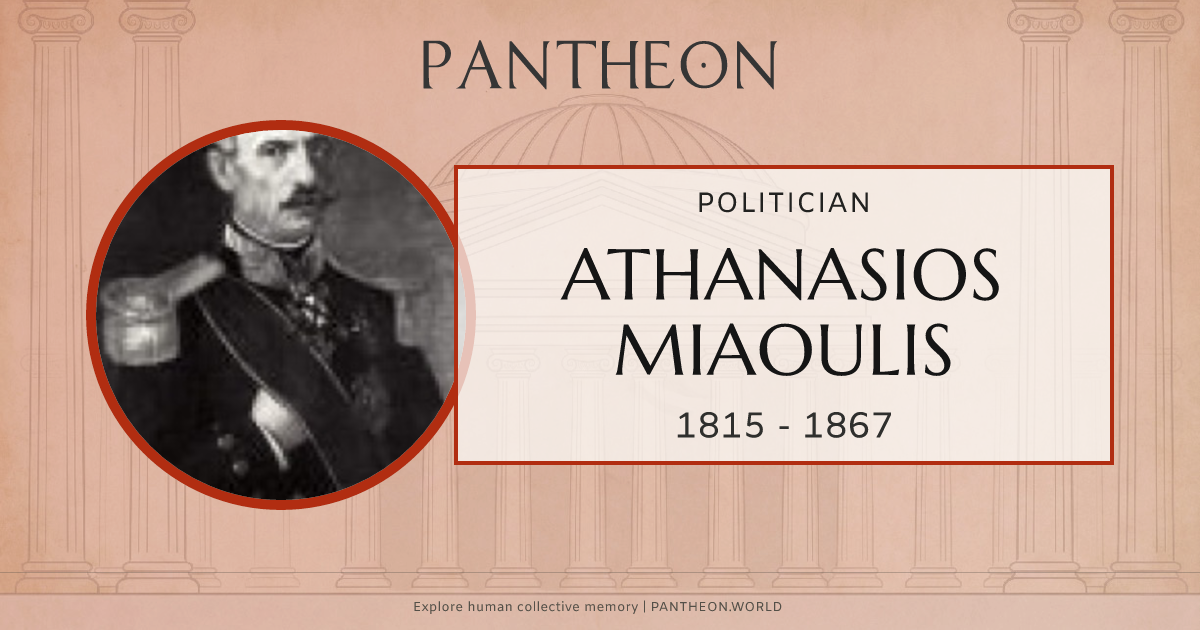 Athanasios Miaoulis Biography | Pantheon
