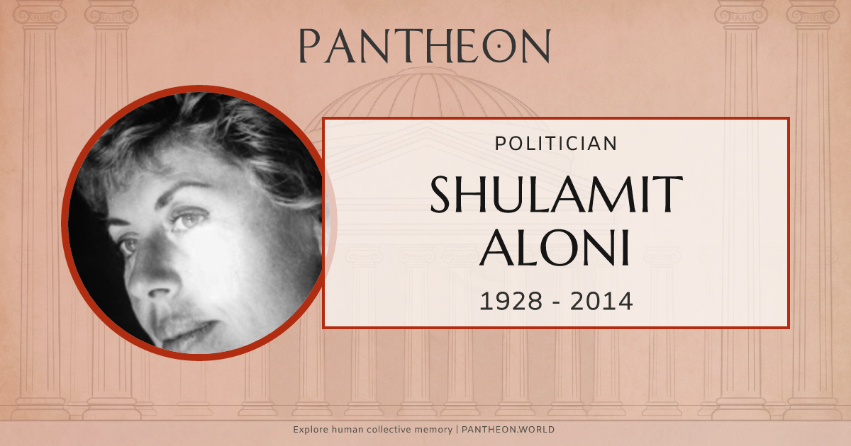 Shulamit Aloni Biography | Pantheon