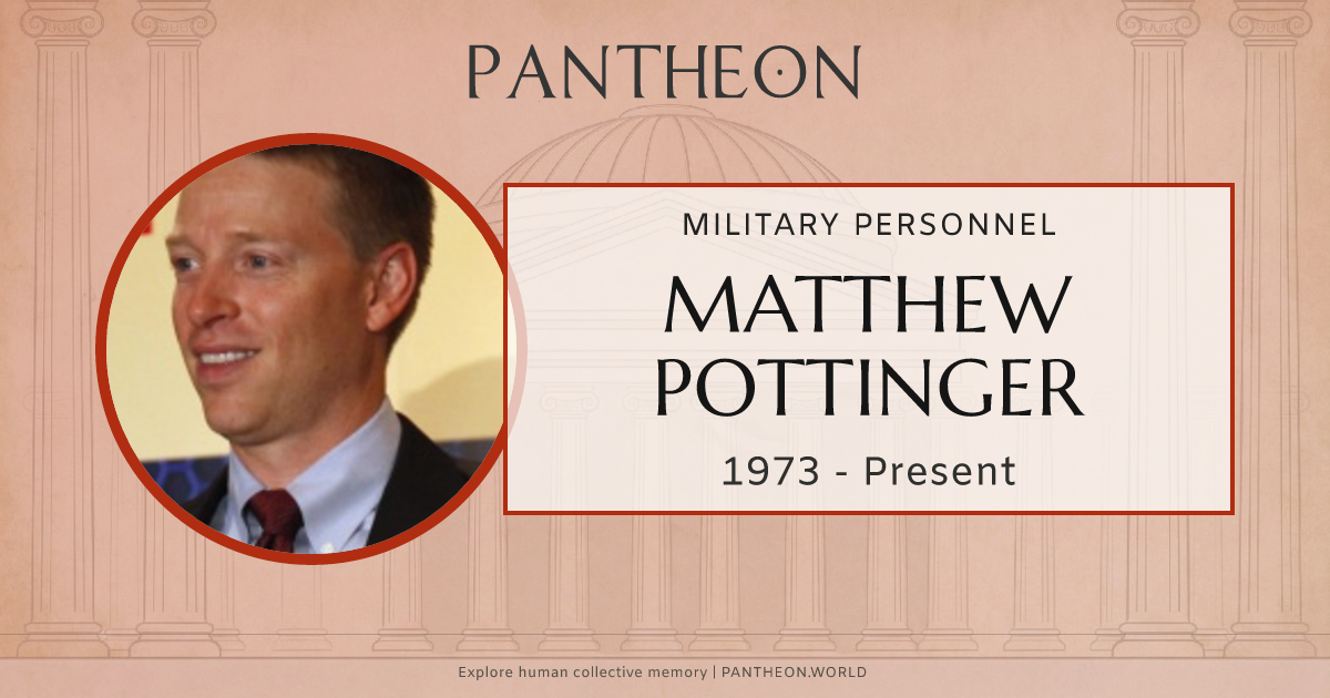 Matthew Pottinger Biography | Pantheon