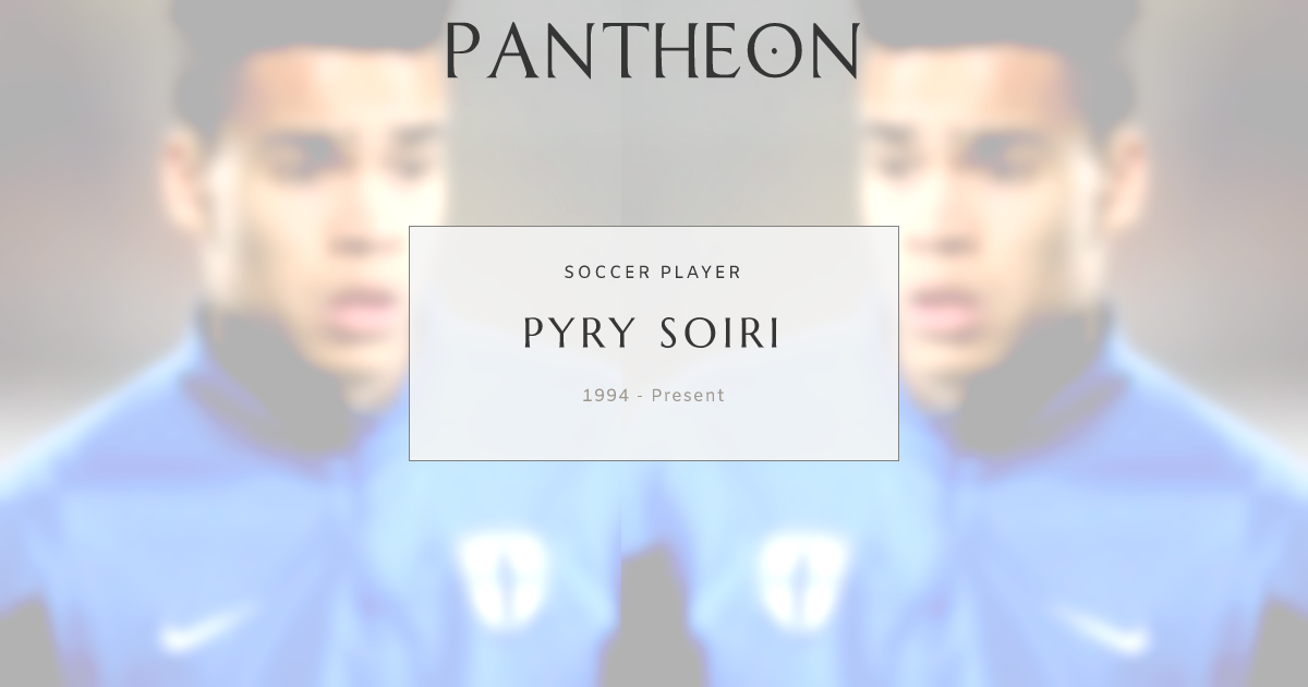 Pyry Soiri Biography | Pantheon