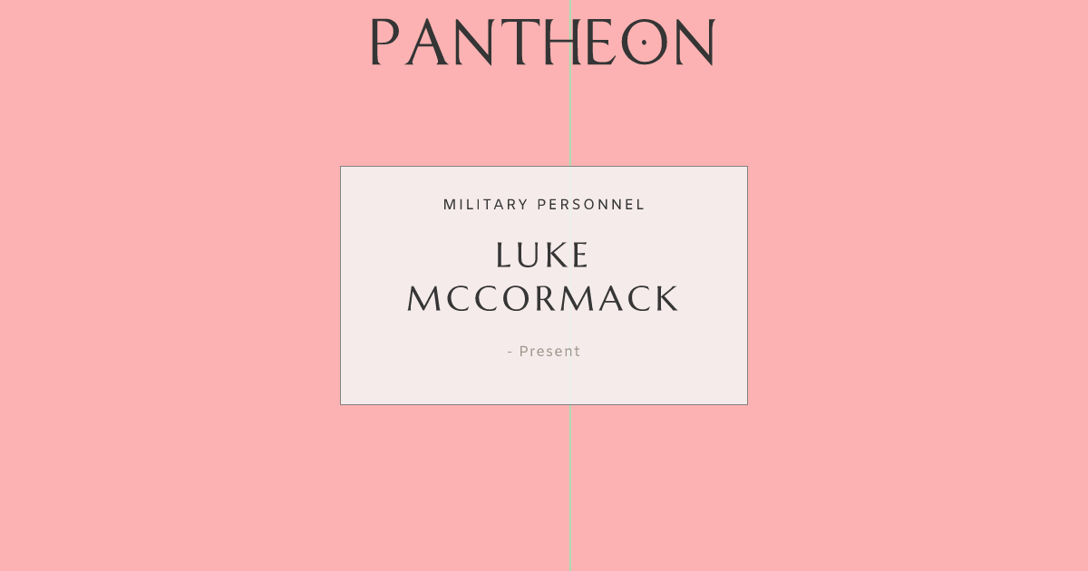 Luke McCormack Biography | Pantheon