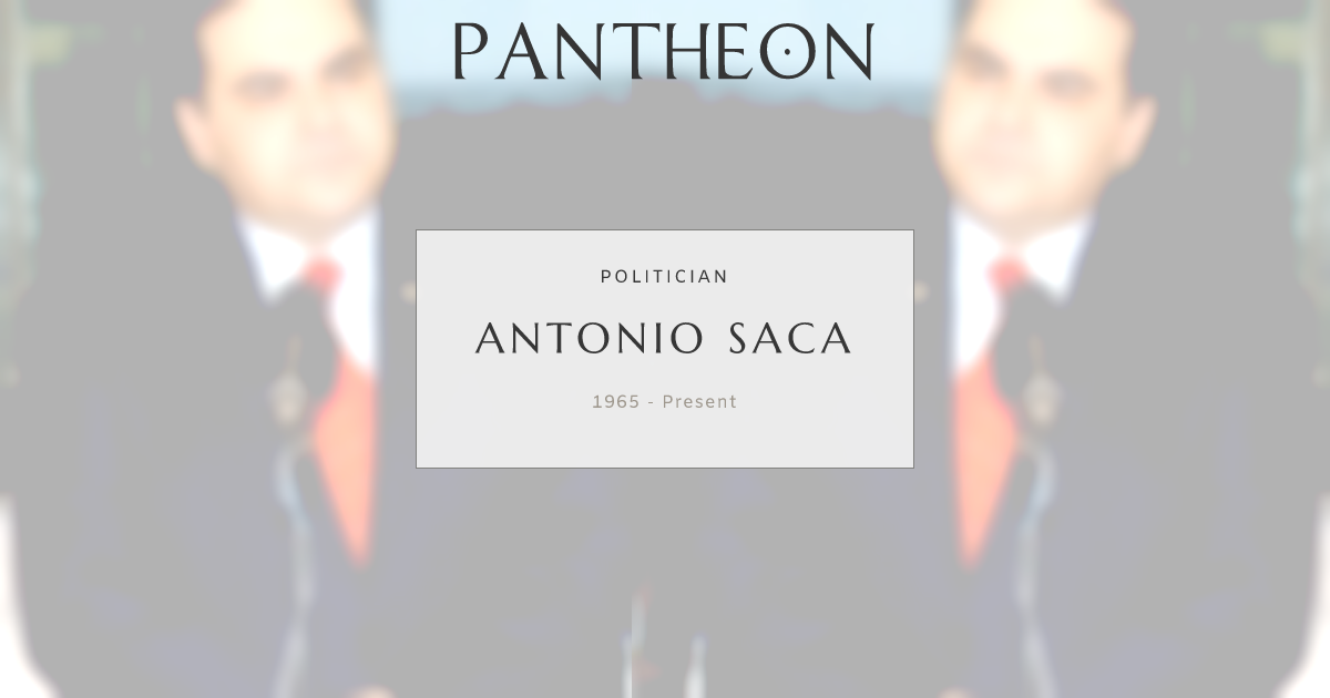 Antonio Saca Biography | Pantheon