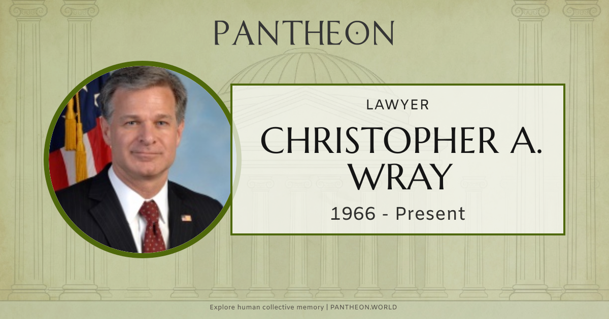 Christopher A. Wray Biography | Pantheon