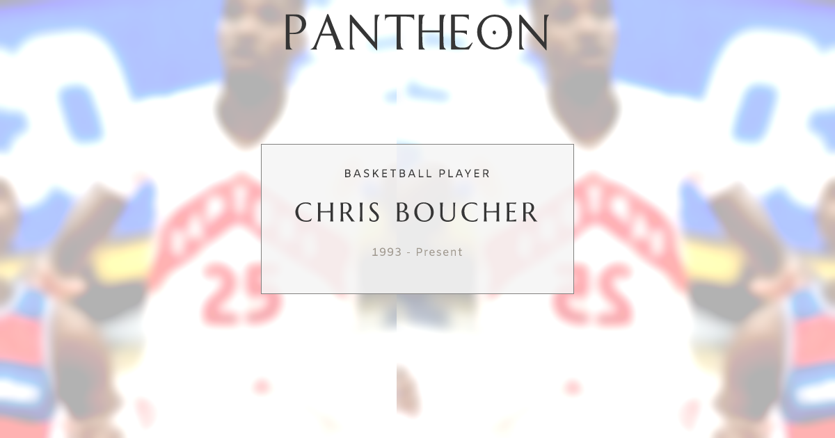 Chris Boucher Biography | Pantheon