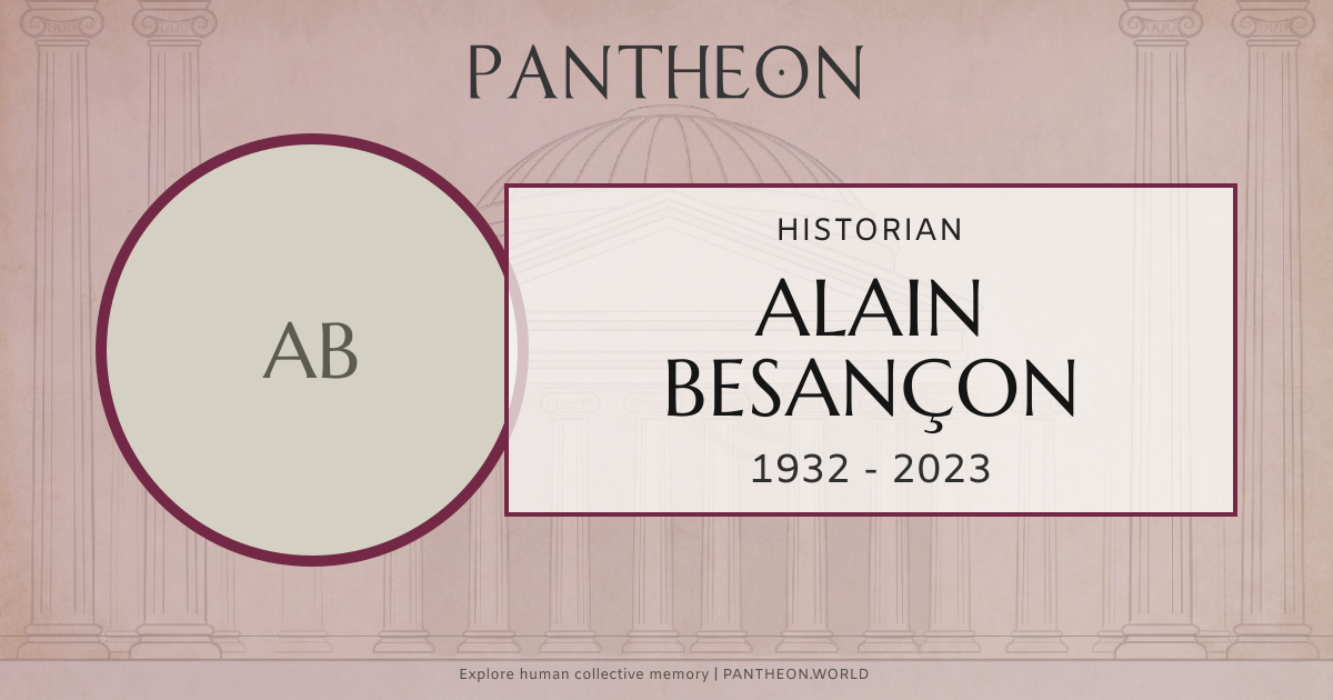 Alain Besançon Biography | Pantheon