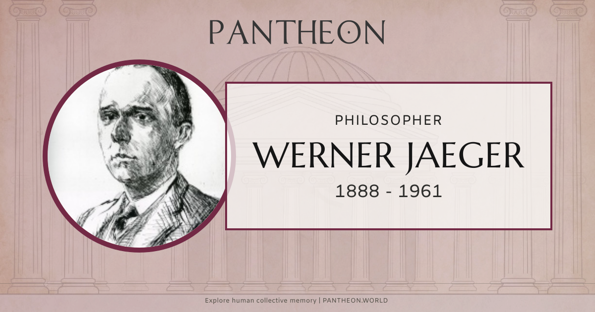 Werner Jaeger Biography | Pantheon