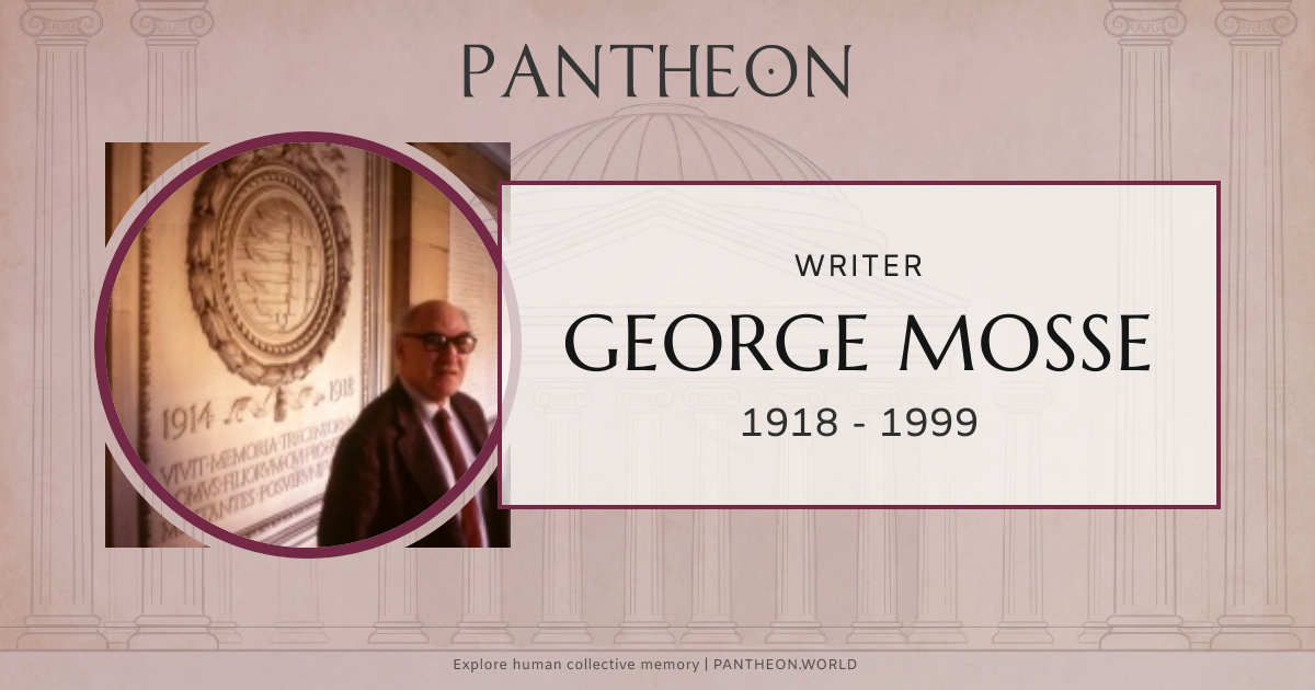 George Mosse Biography | Pantheon