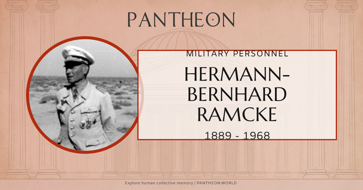 Hermann-Bernhard Ramcke Biography | Pantheon