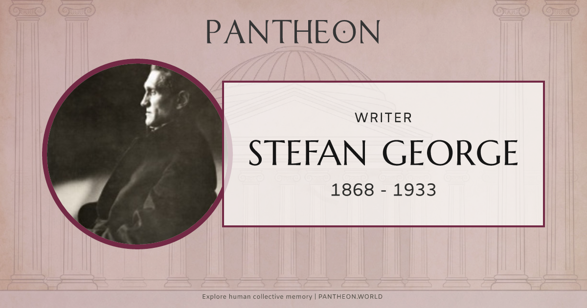 Stefan George Biography | Pantheon