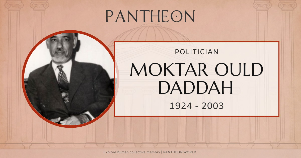 Moktar Ould Daddah Biography | Pantheon