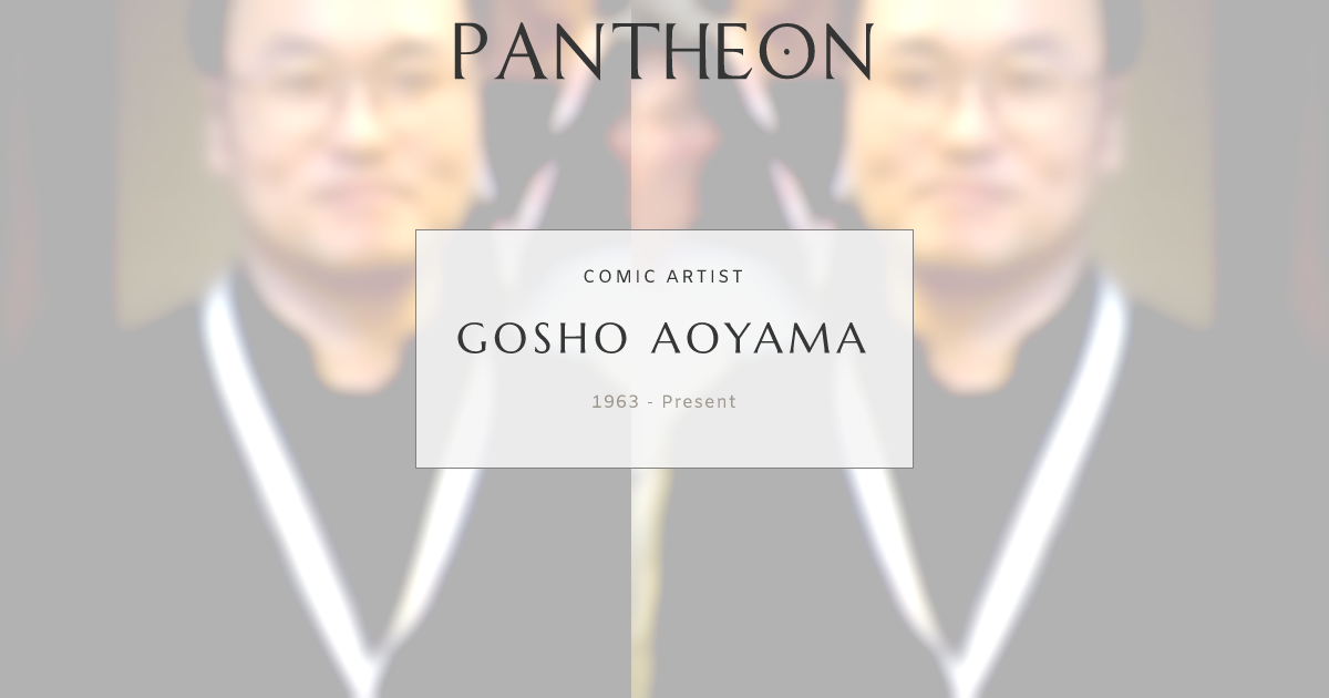 Gosho Aoyama Biography | Pantheon