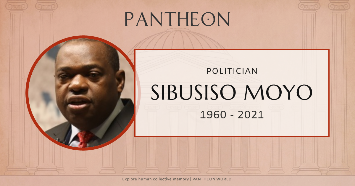 Sibusiso Moyo Biography | Pantheon