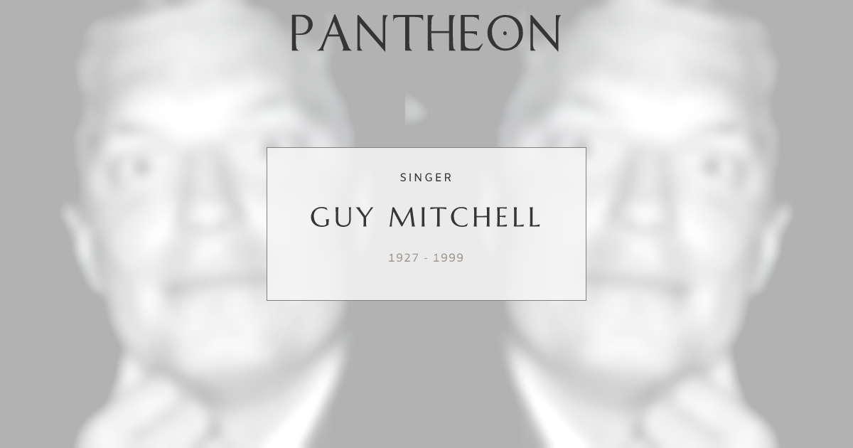 Guy Mitchell Biography | Pantheon