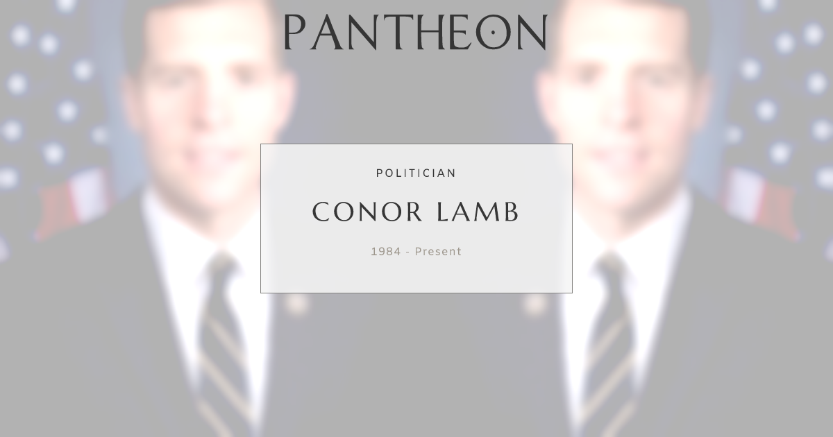 Conor Lamb Biography | Pantheon
