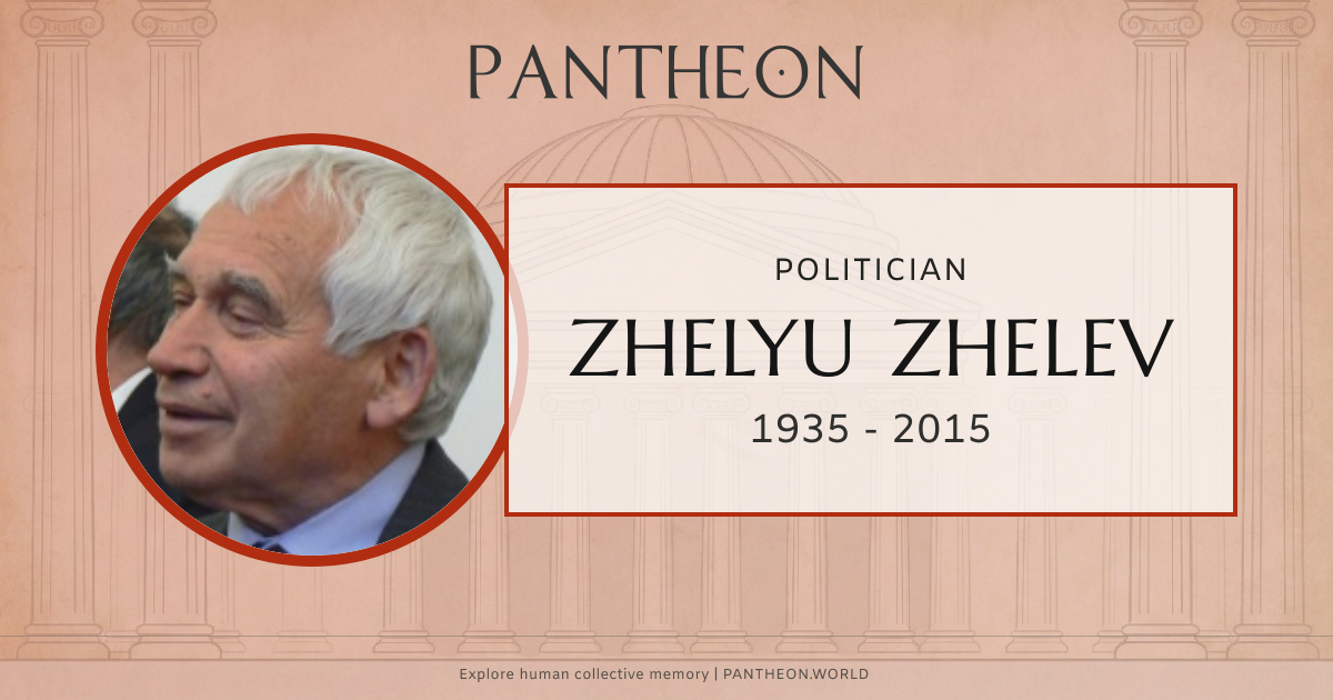 Zhelyu Zhelev Biography | Pantheon