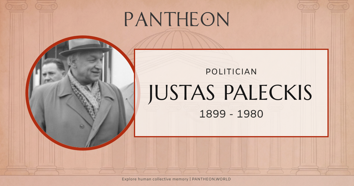 Justas Paleckis Biography | Pantheon