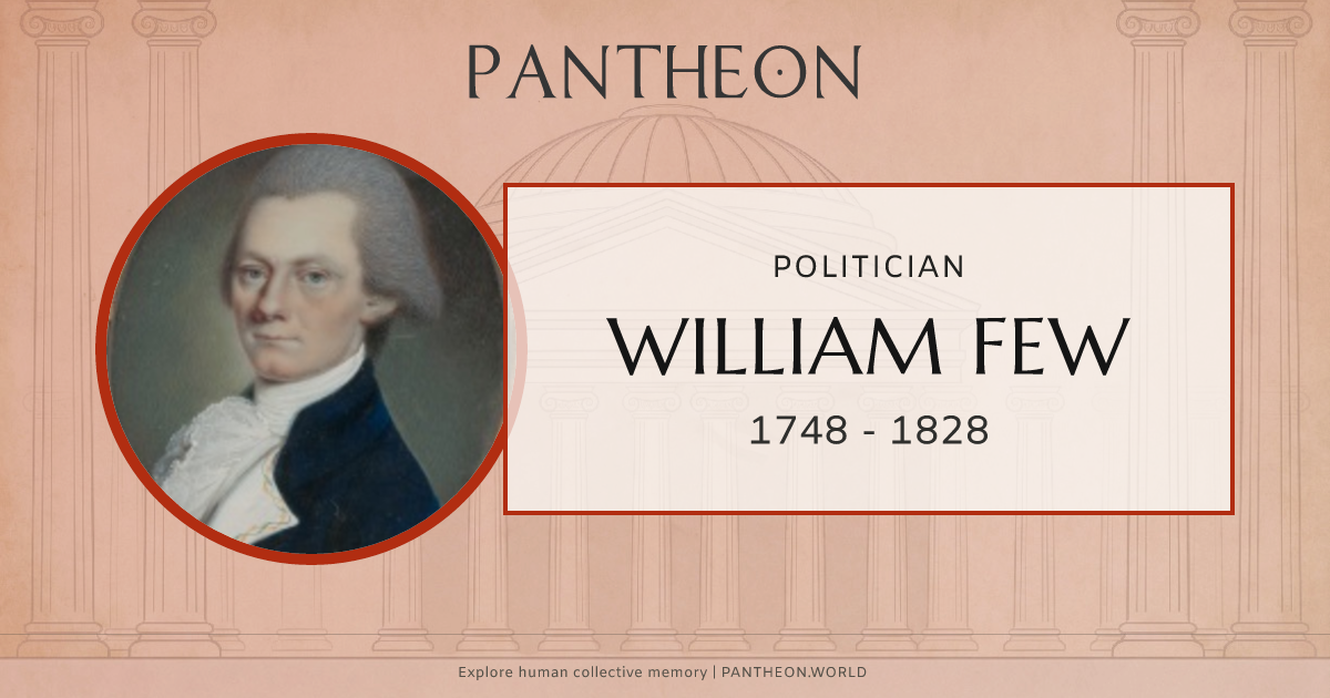 William Few Biography | Pantheon