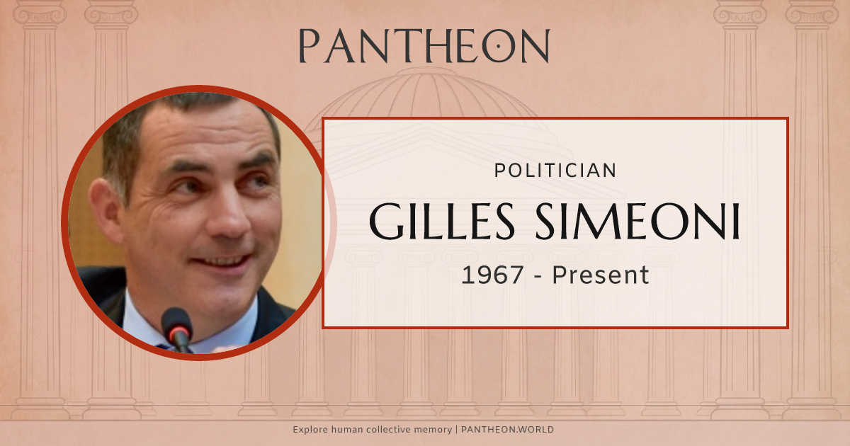 Gilles Simeoni Biography | Pantheon
