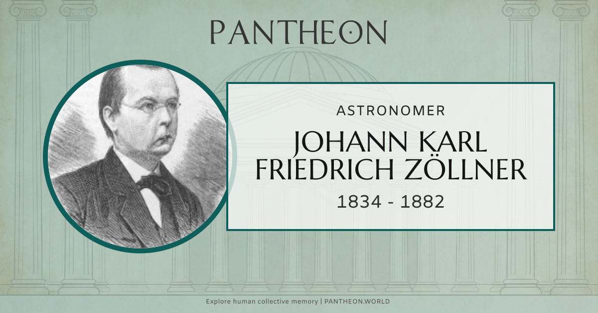 Johann Karl Friedrich Zöllner Biography | Pantheon