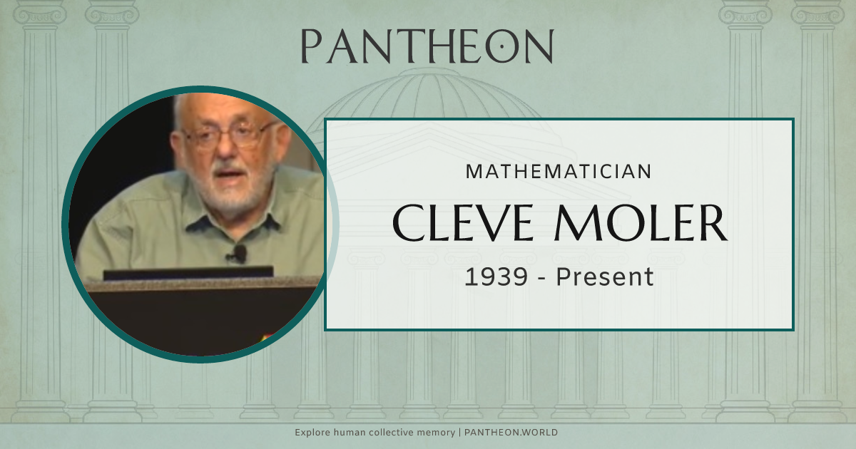 Cleve Moler Biography | Pantheon