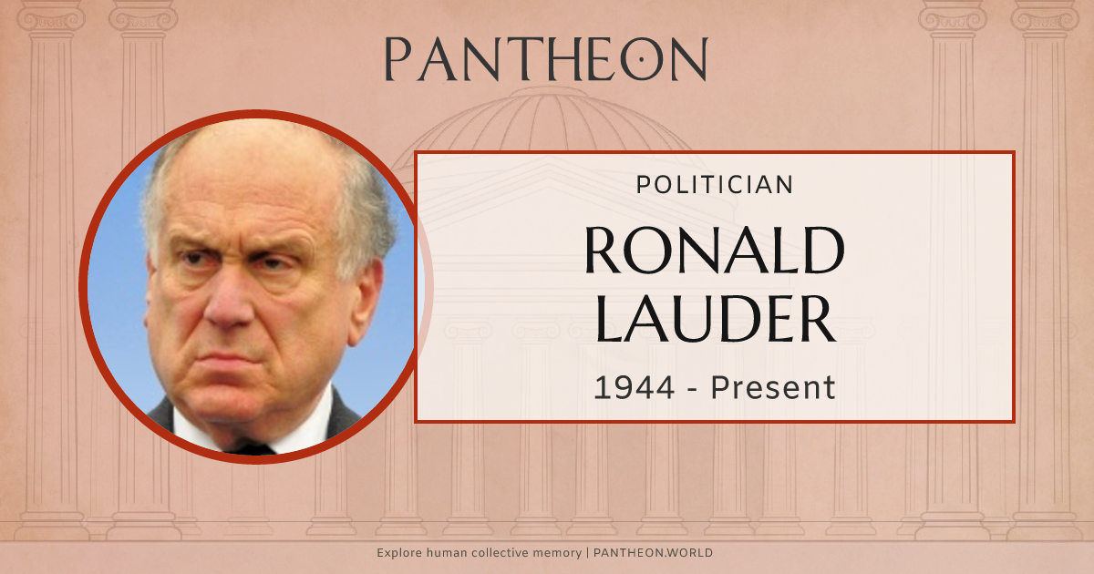 Ronald Lauder Biography | Pantheon