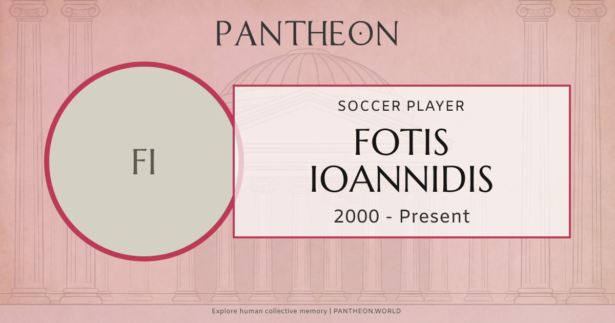 Fotis Ioannidis Biography | Pantheon