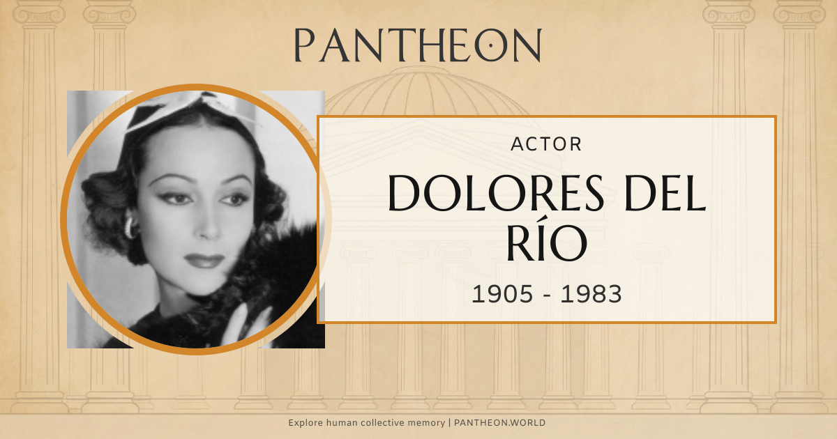 Dolores del Río Biography | Pantheon
