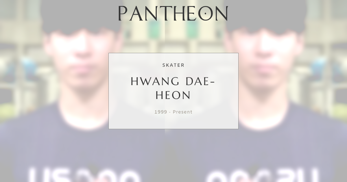 Hwang Dae-heon Biography | Pantheon