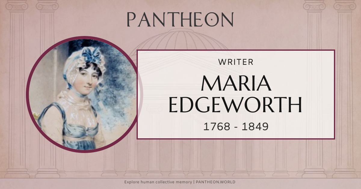 Maria Edgeworth Biography | Pantheon