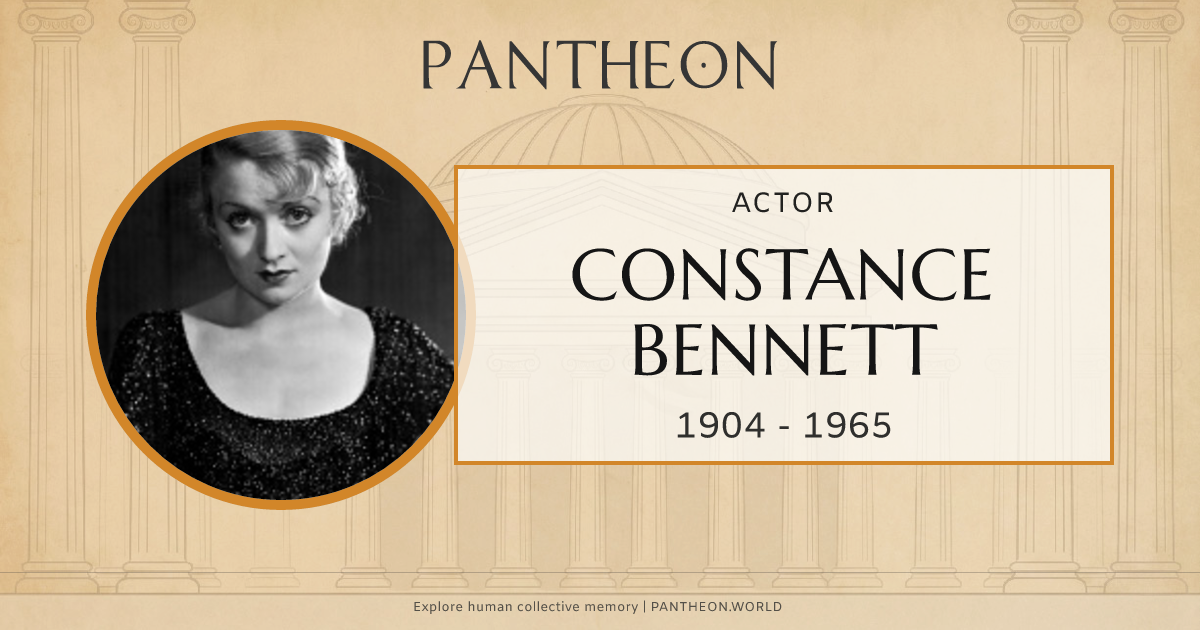 Constance Bennett Biography | Pantheon