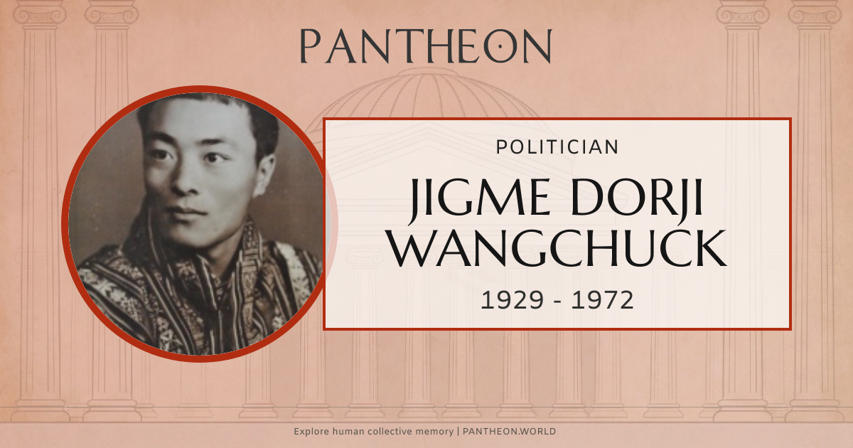 Jigme Dorji Wangchuck Biography | Pantheon