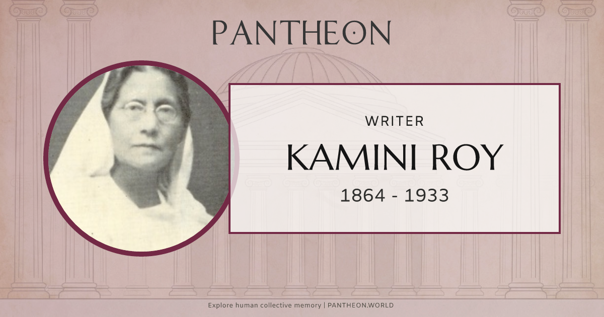 Kamini Roy Biography | Pantheon