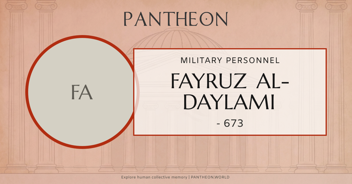 Fayruz al-Daylami Biography | Pantheon