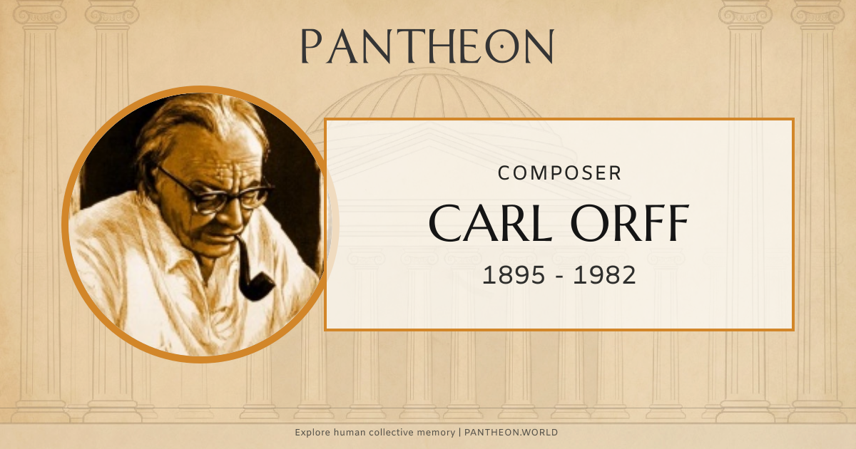 Carl Orff Biography | Pantheon