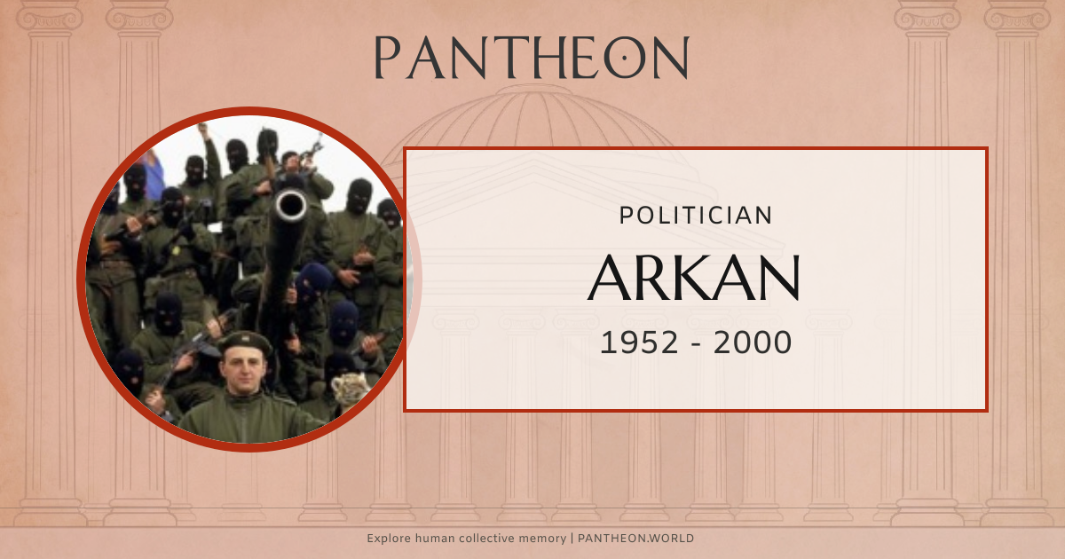 Arkan Biography | Pantheon